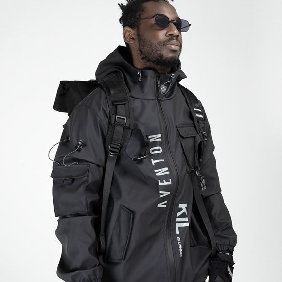 Niepce Inc | Jackets & Coats | Techwear Cyberpunk Jacket Men Streetwear ...